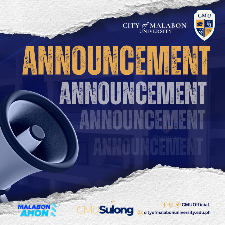 ANNOUNCEMENT – City of Malabon University